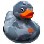 BUD Luxury Camo in Grey Rubber Duck - JustDucks