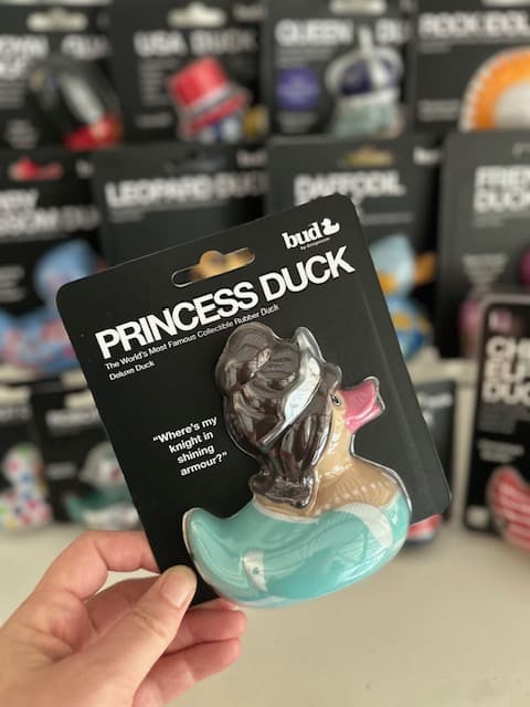 BUD Deluxe Princess Rubber Duck - JustDucks