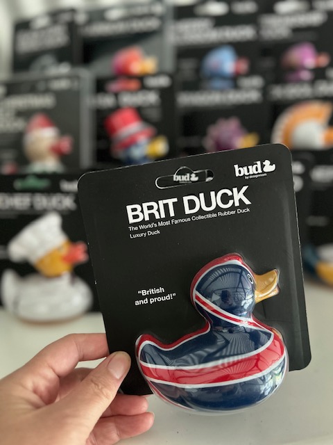 BUD Luxury Brit Rubber Duck - JustDucks - The Home To All Things Rubber ...
