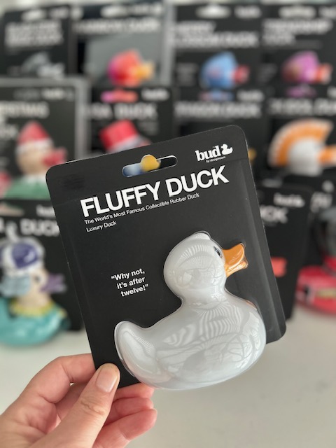 BUD Luxury Fluffy Rubber Duck - JustDucks