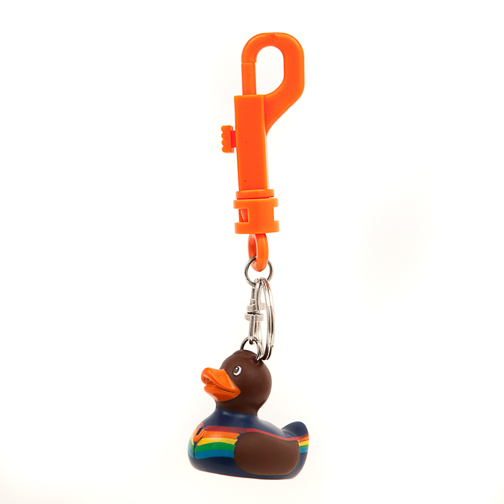 BUD Mini Luxury Leroy Rubber Duck Keyring (Discontinued) - JustDucks