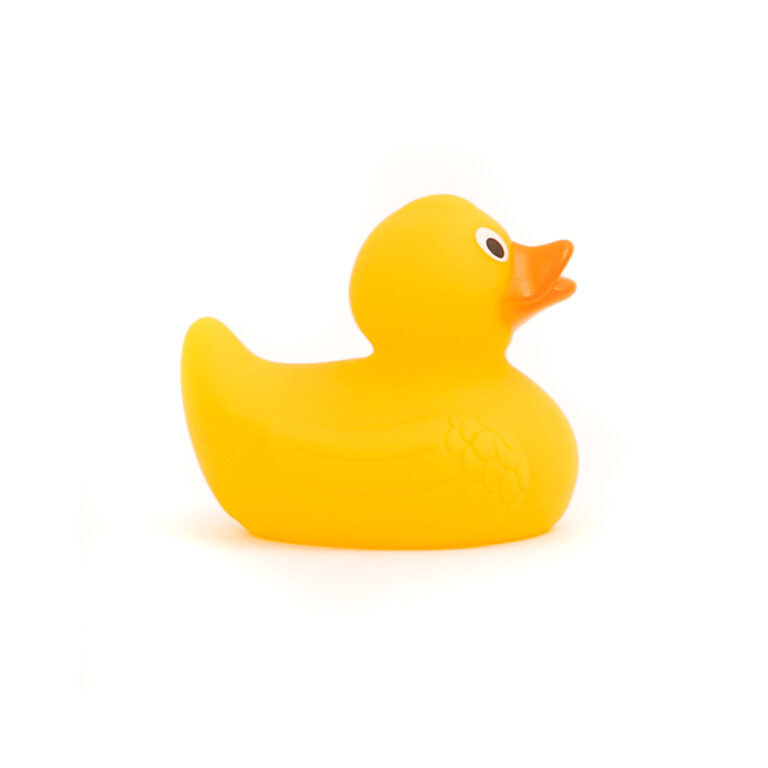 Yellow 6cm Squeaky Mini Rubber Duck - JustDucks
