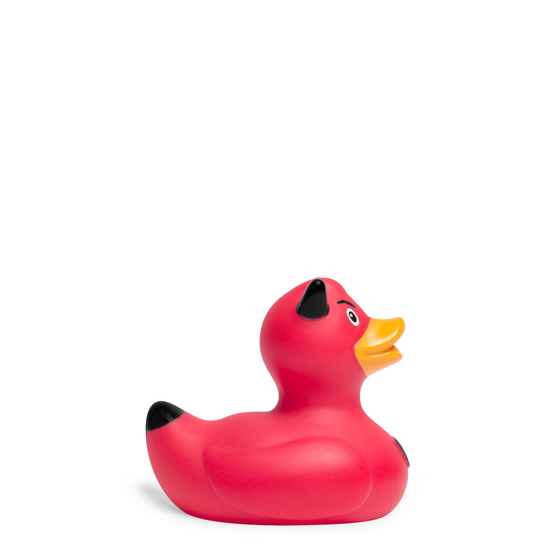 BUD Mini Deluxe Devil Rubber Duck - JustDucks