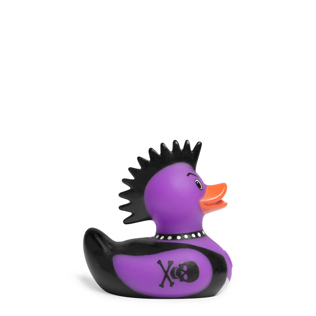 BUD Mini Deluxe Punk Rocker Rubber Duck - JustDucks