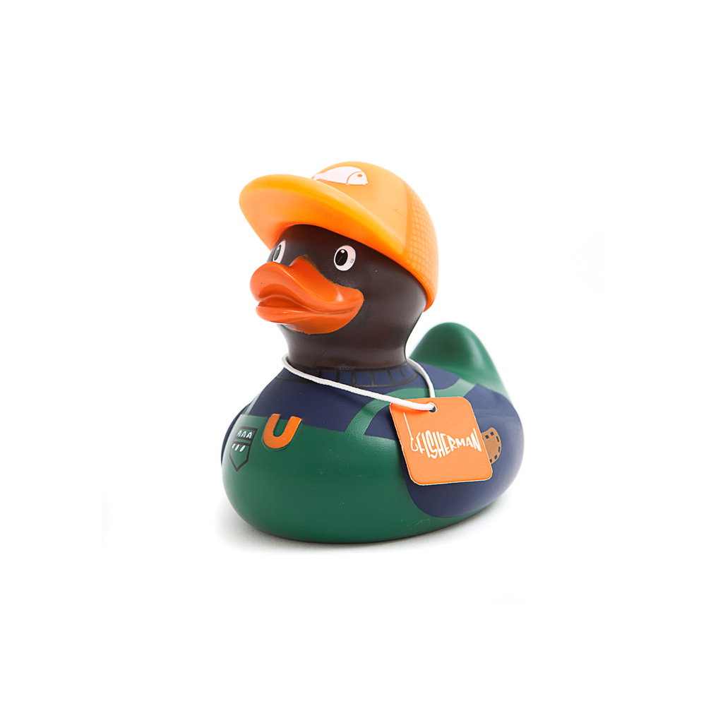 BUD Mini Deluxe Fisherman Rubber Duck (Discontinued) - JustDucks