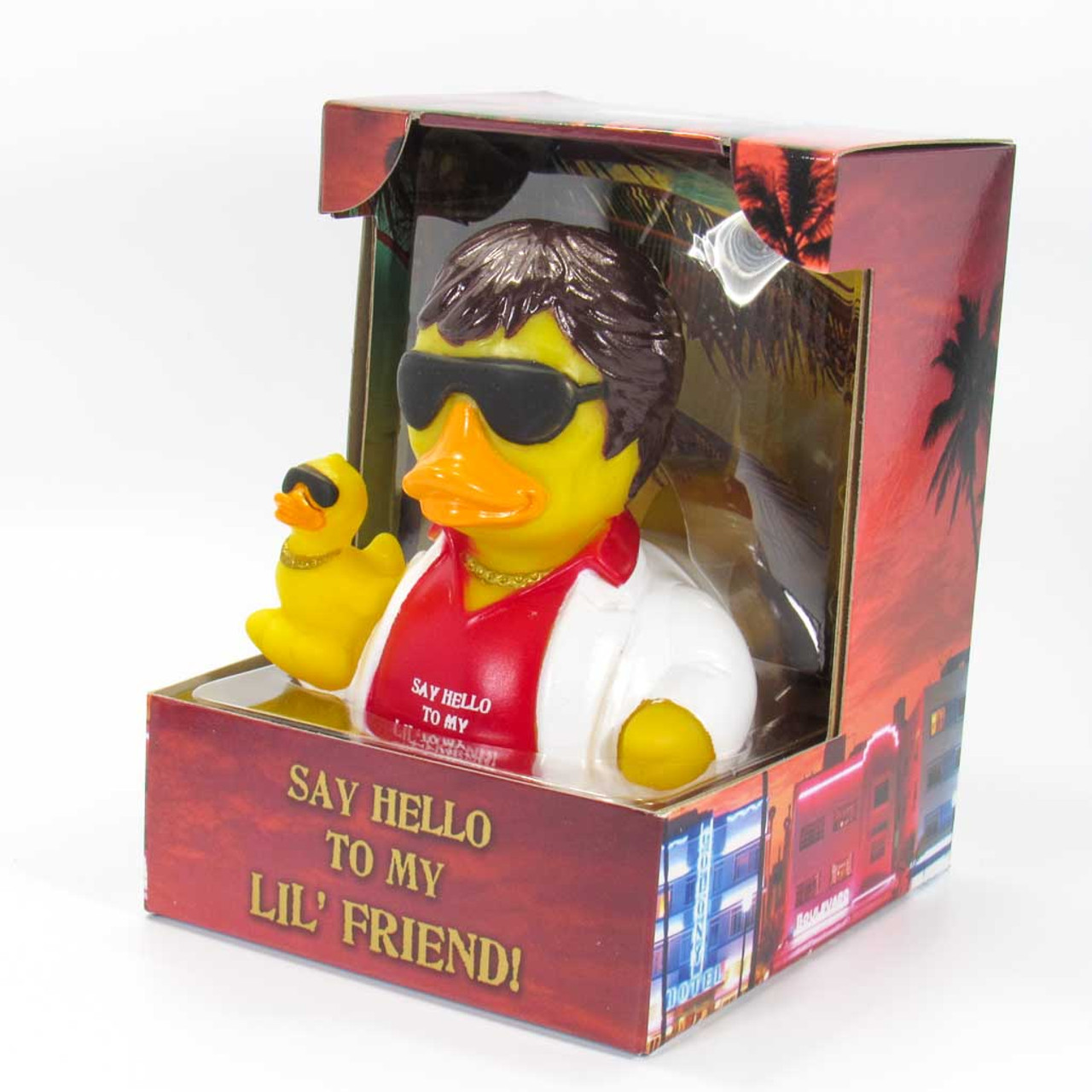 CelebriDucks Say Hello to my L'il Friend Rubber Duck - JustDucks