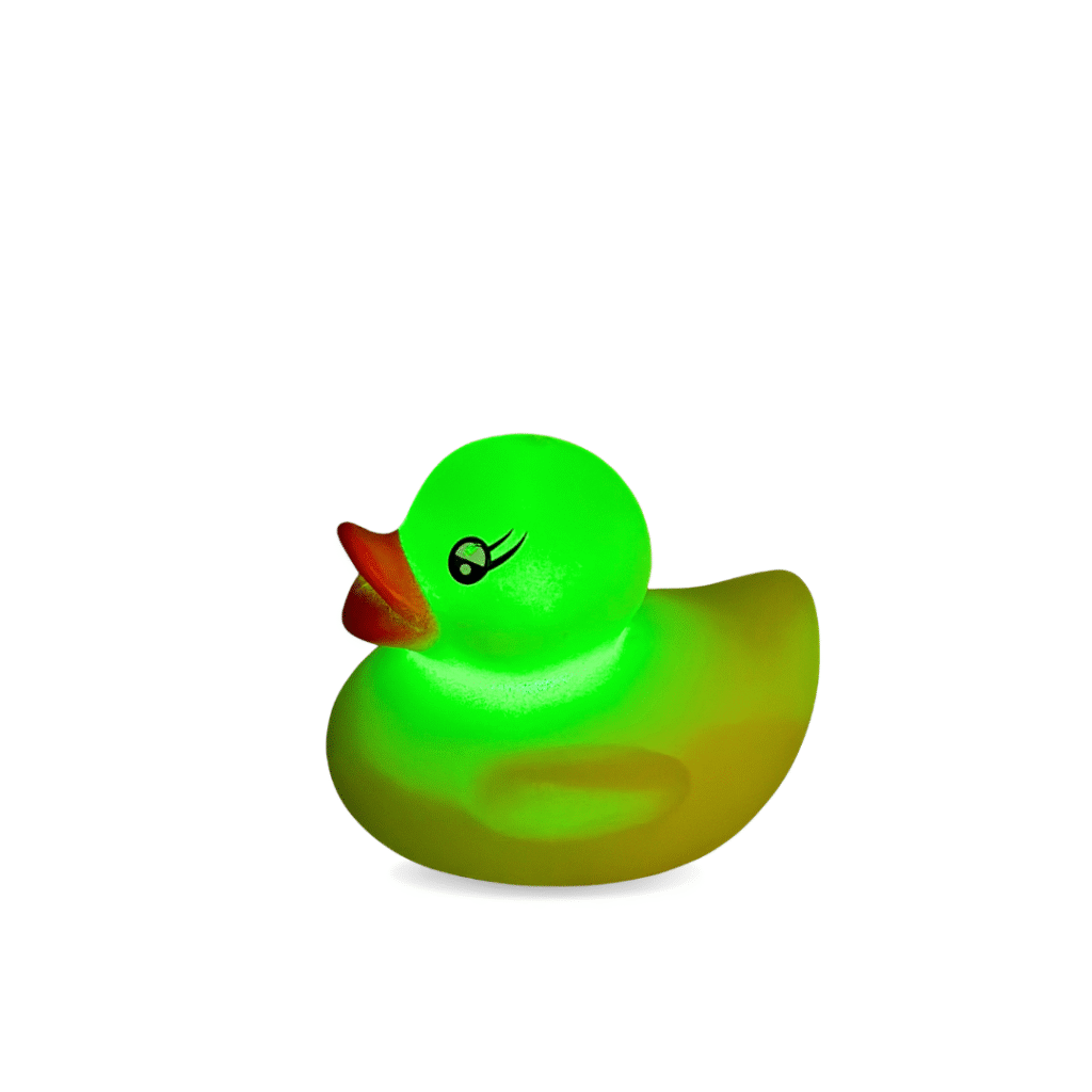 Flashing Rubber Duck 6cm – Water Activated LED Duck